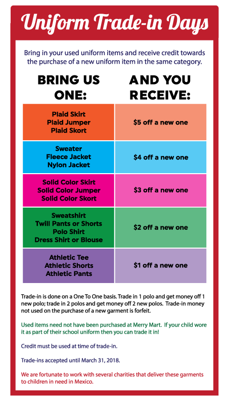 Sales & Coupons - Merry Mart Uniforms