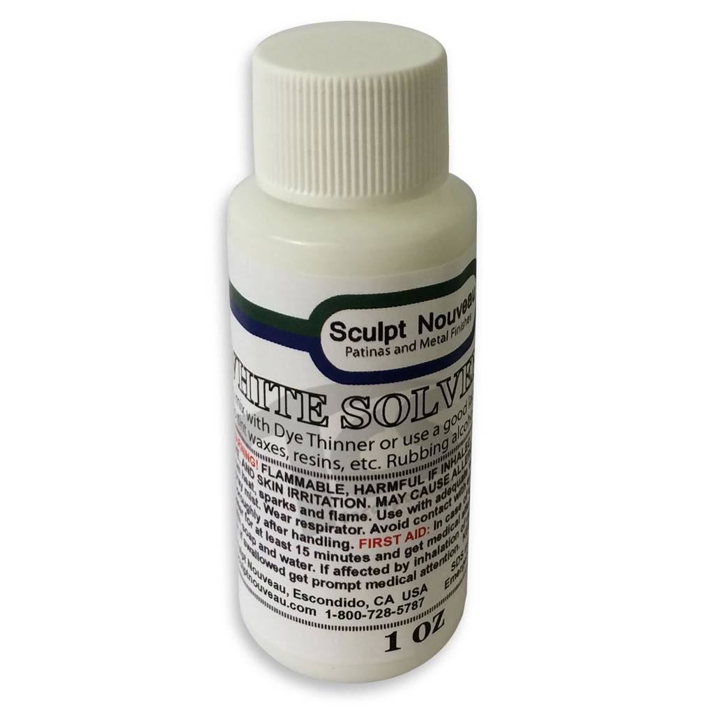 Solvent Dye White 1oz - The Compleat Sculptor - The Compleat Sculptor