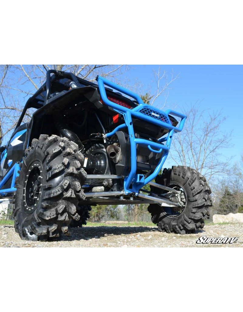 SATV - Polaris RZR 1000 Rear Bumper - VooDoo Blue - White Lightning Offroad