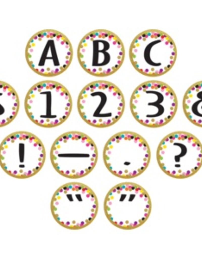 Confetti Circle Letters - Inspiring Young Minds to Learn